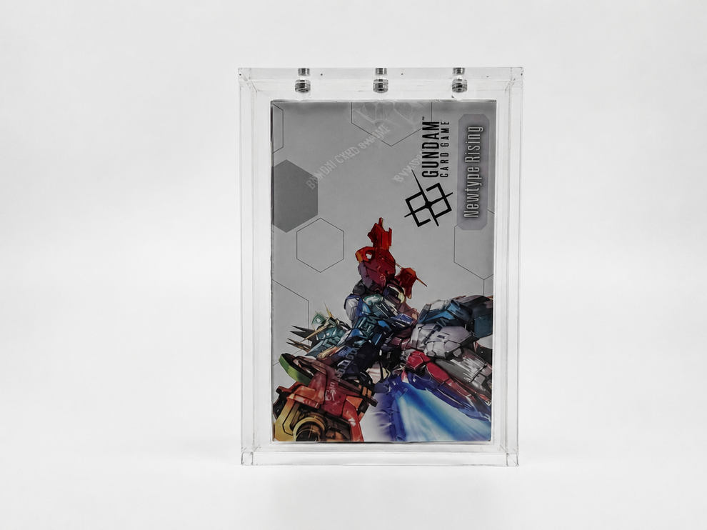 Gundam TCG Booster Box Acrylic Case With Magnetic Lid | Display Case